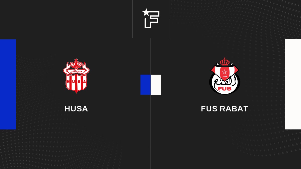 Résultat HUSA - FUS Rabat (0-0) la 22e journée de Botola Pro (Maroc ...