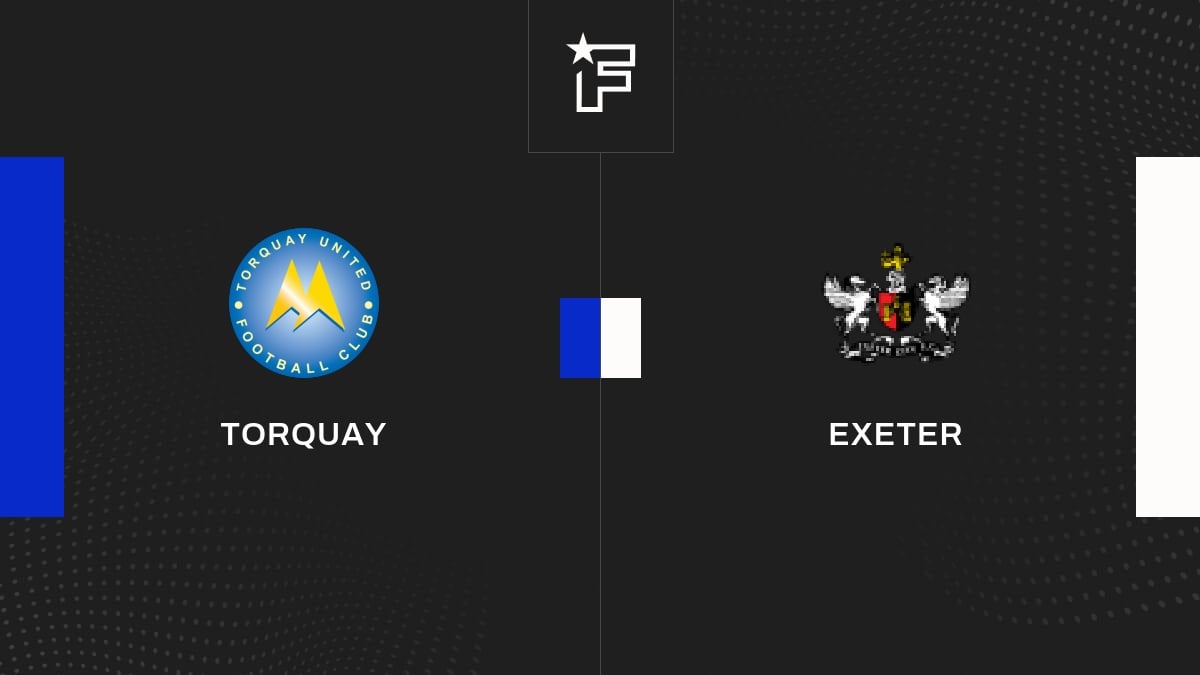 Résultat Torquay - Exeter (1-1) Club Friendlies 3 de Amicaux Club 2025 ...