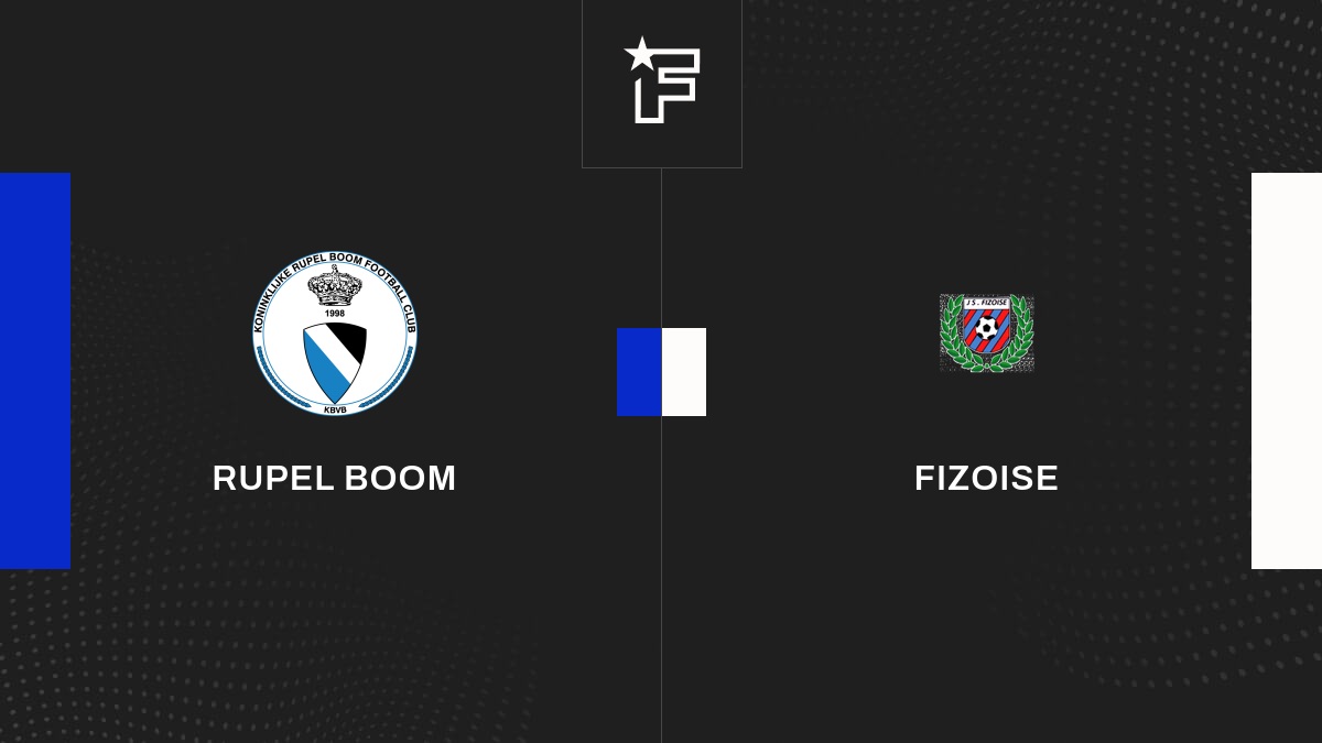 Résultat Rupel Boom - Fizoise (3-1) 3ème tour de Coupe de Belgique 2023 ...