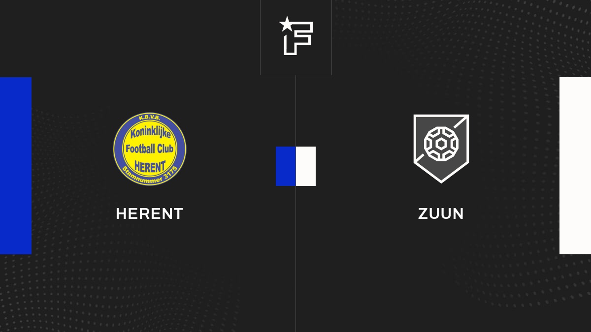 Résultat Herent - Zuun (1-0) 1er tour de Coupe de Belgique 2025/2026 27/07