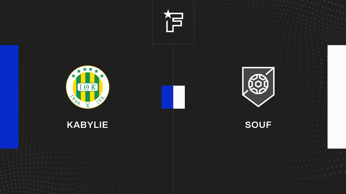 Résultat Kabylie - Souf (3-2) la 15e journée de Ligue 1 (Algérie) 2023/ ...