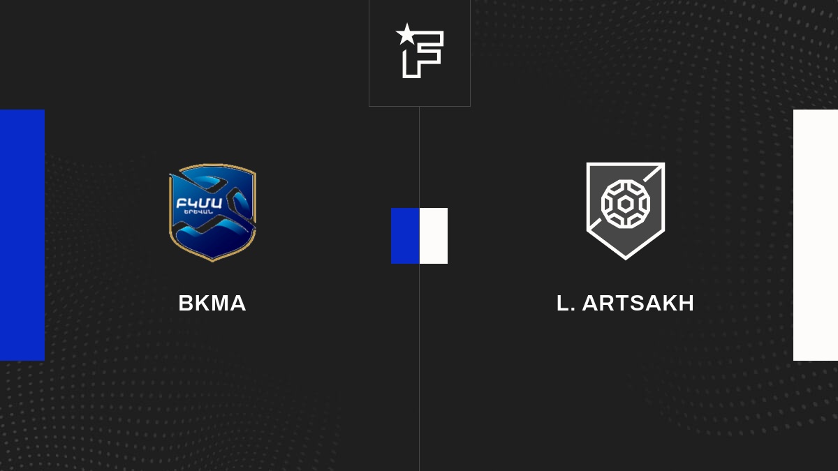Résultat BKMA - L. Artsakh (2-1) la 31e journée de 1ère Division ...