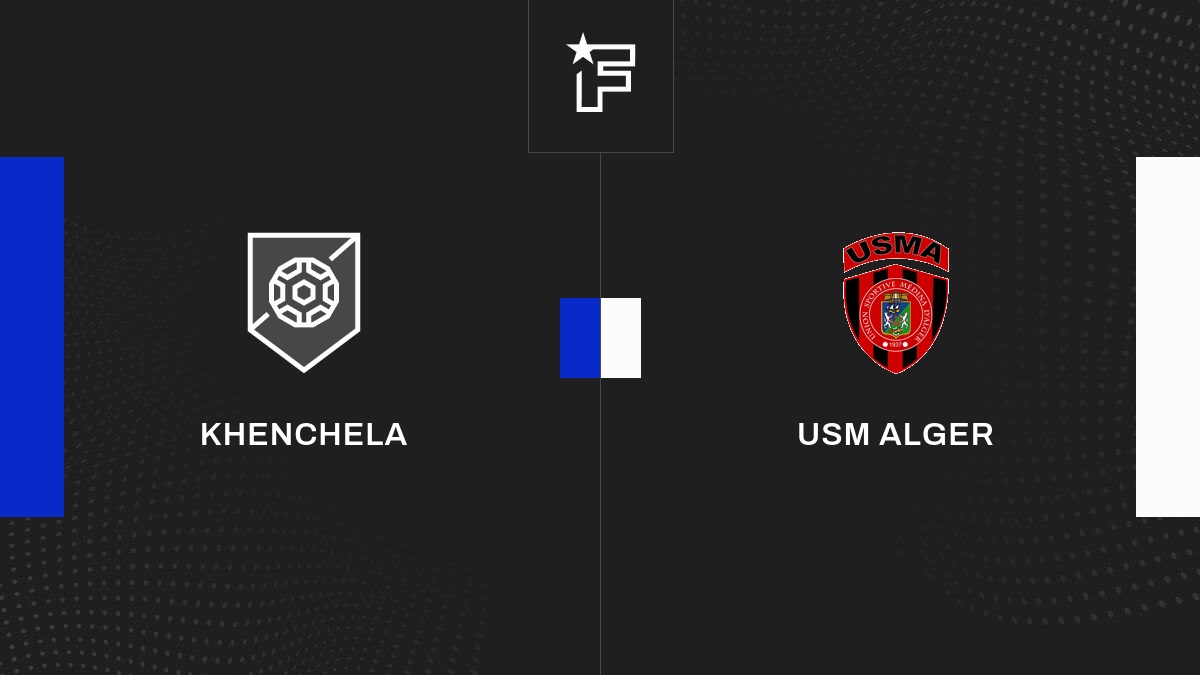 Résultat Khenchela - USM Alger (2-1) la 19e journée de Ligue 1 (Algérie ...