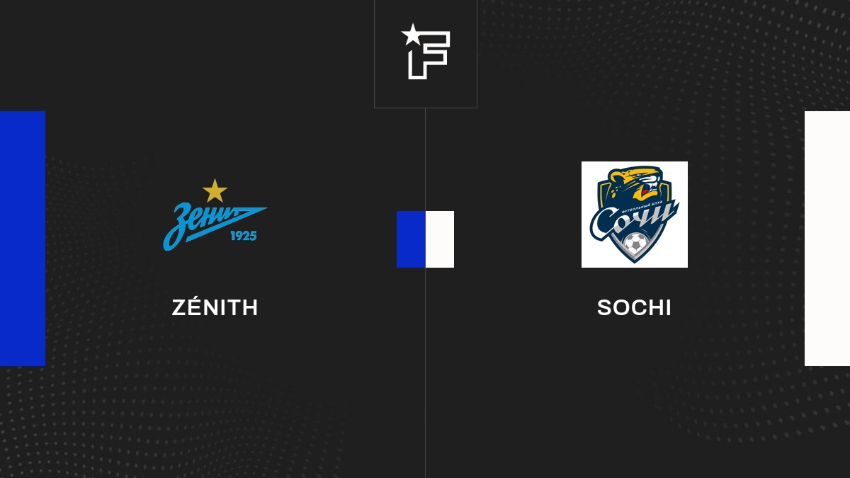 Résultat Zénith - Sochi (3-0) la 16e journée de Premier League 2023/ ...