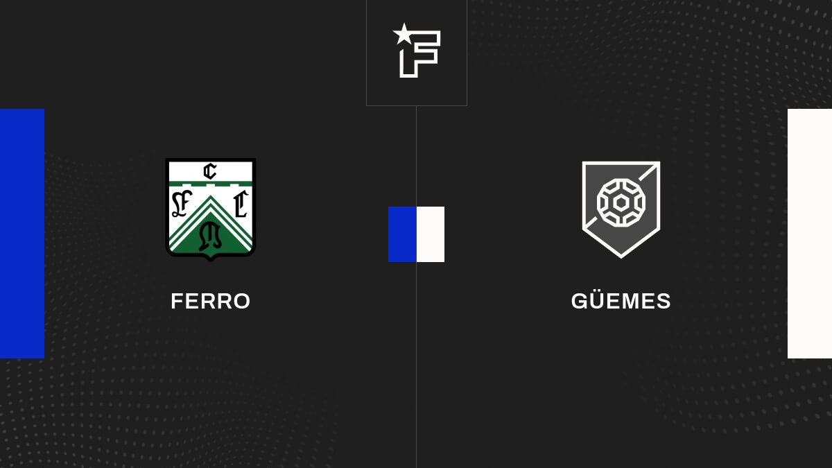 Résultat Ferro - Güemes (1-1) la 32e journée de Primera B Nacional ...