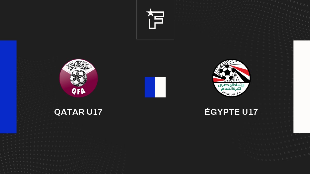 Live Qatar U17 - Égypte U17 la 2e journée de Coupe du Monde U-17 2026 ...