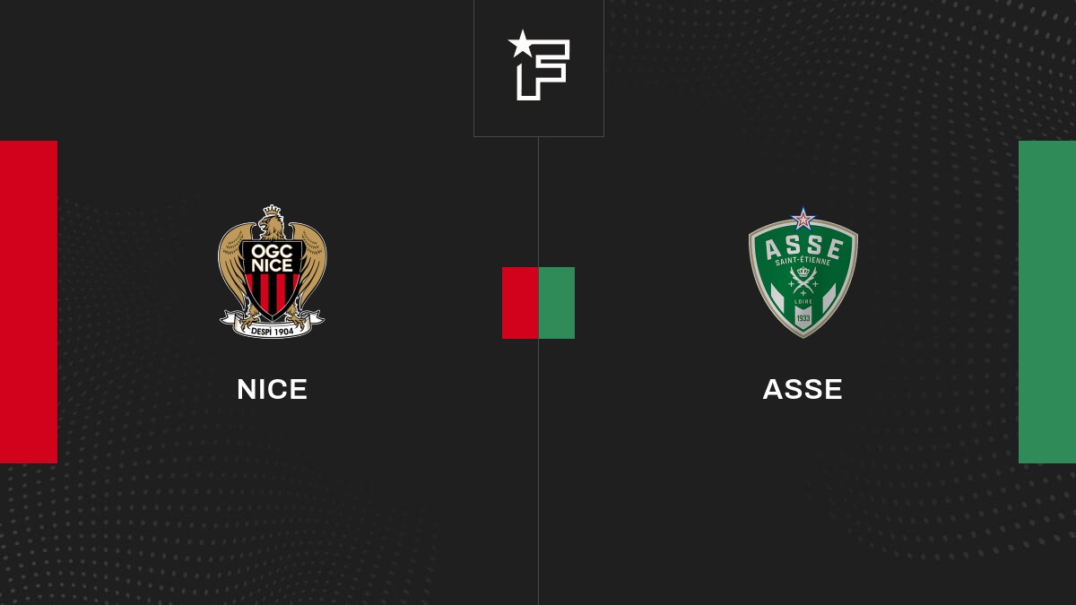 Résultat Nice - ASSE (8-0) la 5e journée de Ligue 1 McDonald's 2024/ ...