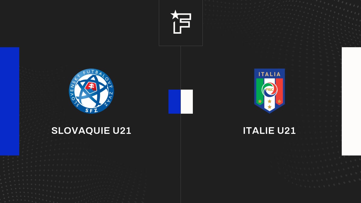 Résultat Slovaquie U21 - Italie U21 (0-1) Groupe A de Euro U21 2025 Slovakia 14/06