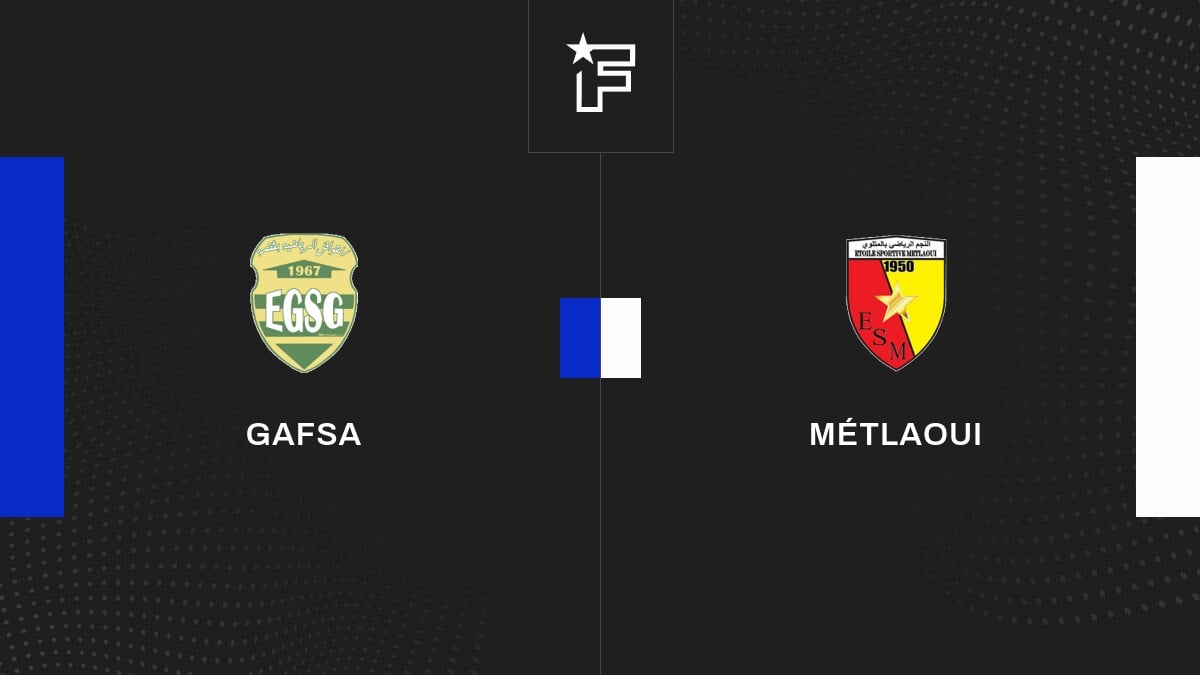 Résultat Gafsa - Métlaoui (2-0) la 25e journée de Ligue I Pro (Tunisie ...