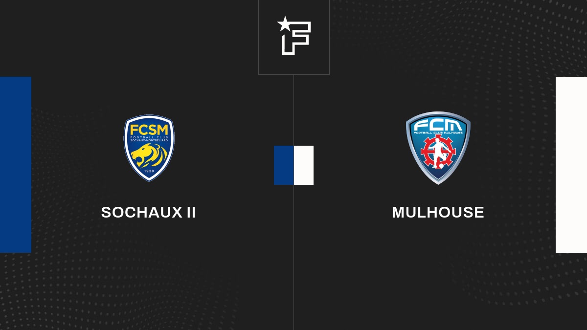 Résultat Sochaux II - Mulhouse (1-1) la 1re journée de National 3 2025/ ...