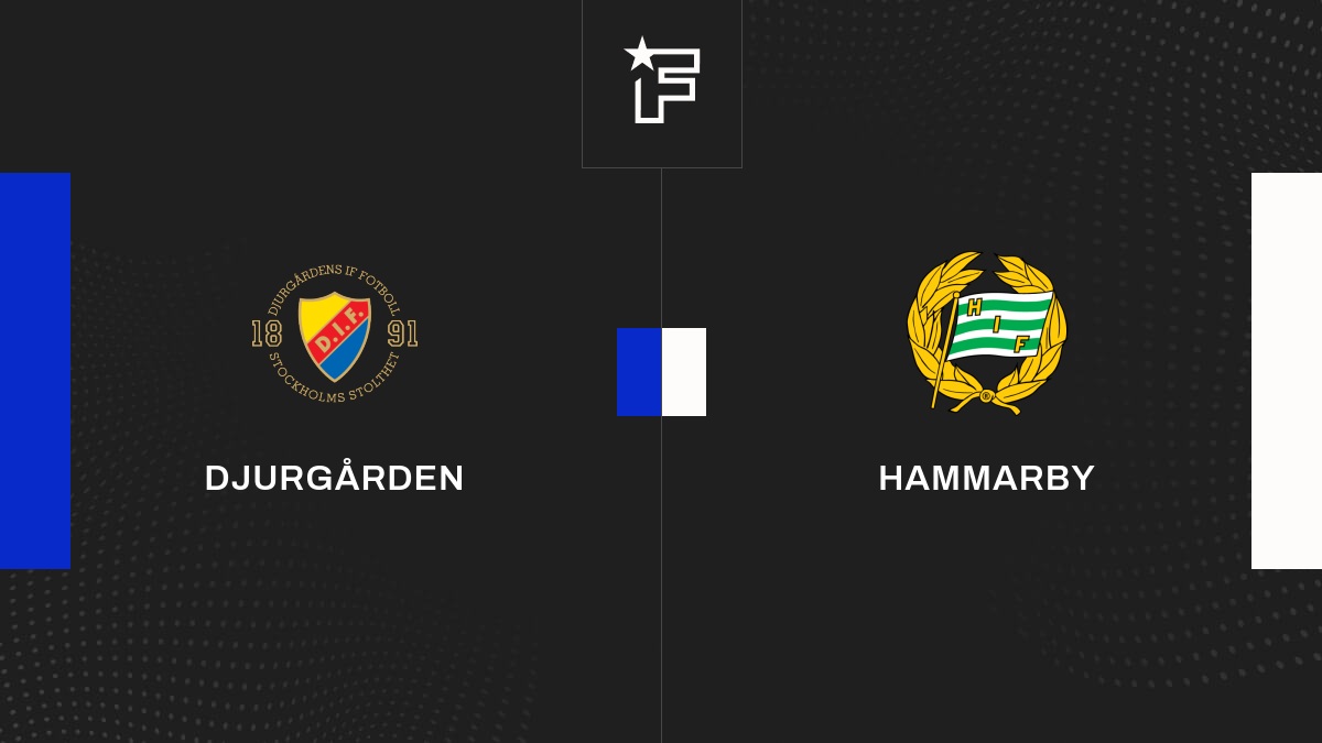 Live Djurgården - Hammarby la 27e journée de Allsvenskan (Suède) 2023 22/10