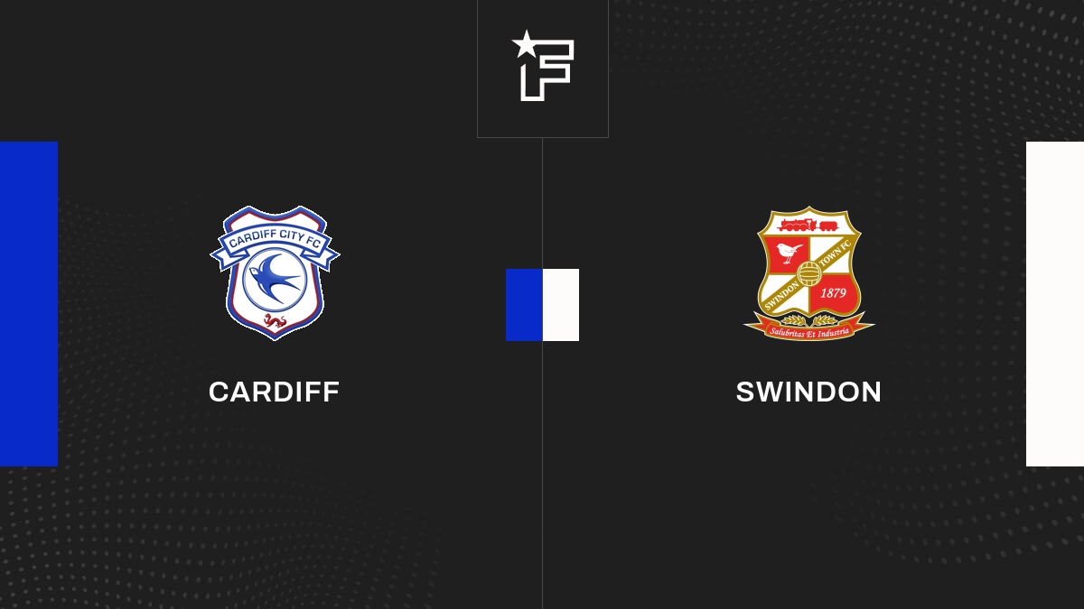 Résultat Cardiff - Swindon (2-1) 1er tour de League Cup 2025/2026 12/08