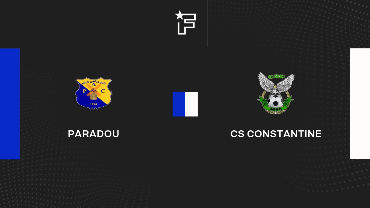 Résultat Paradou - CS Constantine (2-0) la 20e journée de Ligue 1 ...