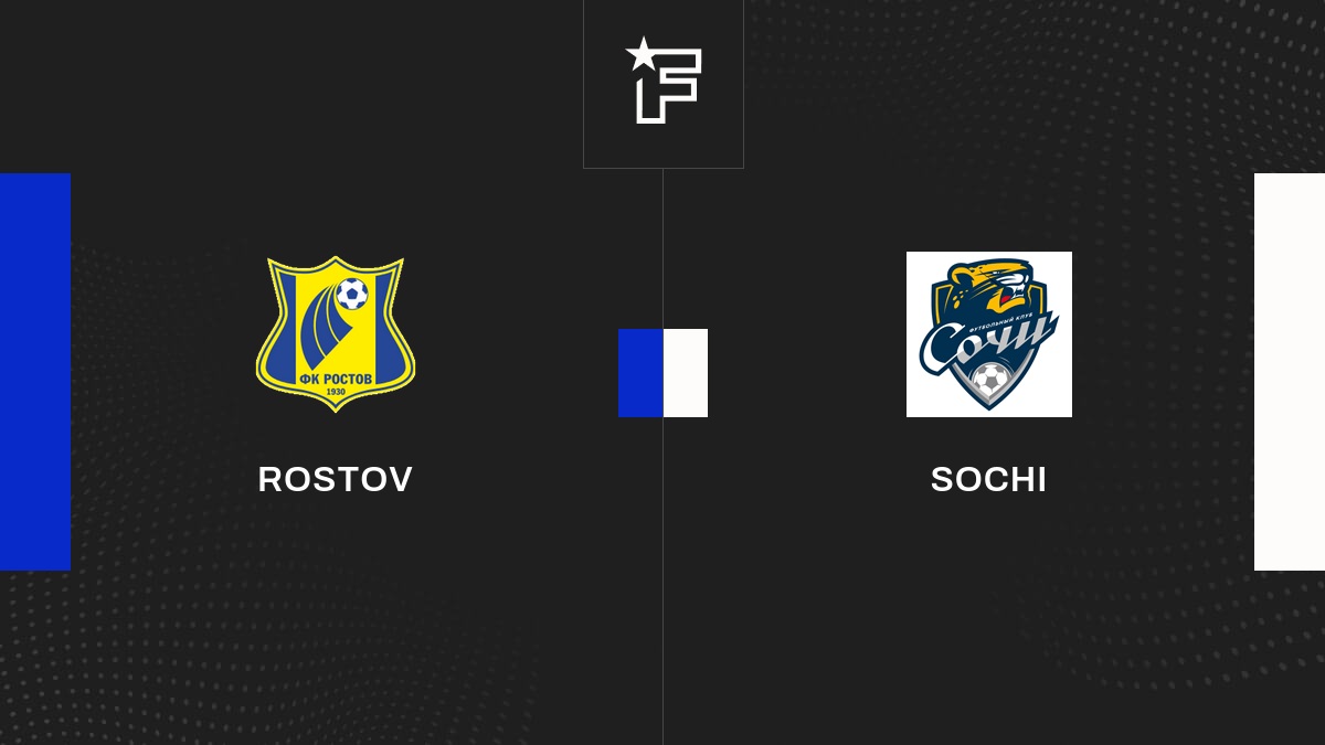 Résultat Rostov - Sochi (2-2) la 23e journée de Premier League 2023/ ...