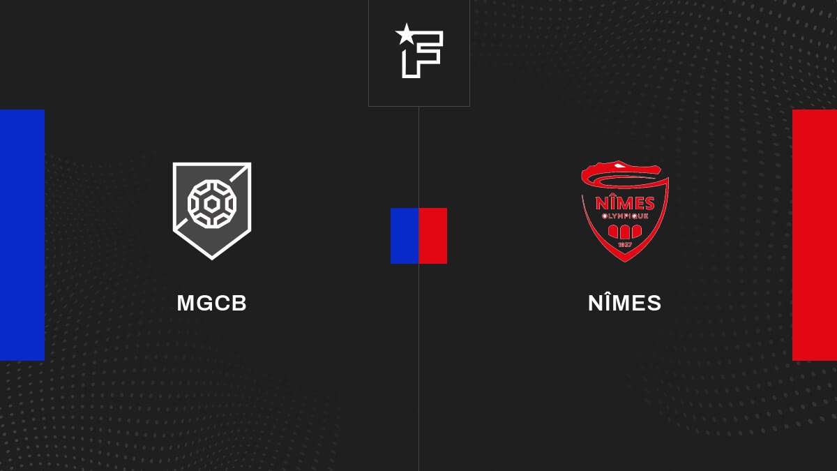 Résultat MGCB - Nîmes (1-1) la 10e journée de National 2023/2024 11/10