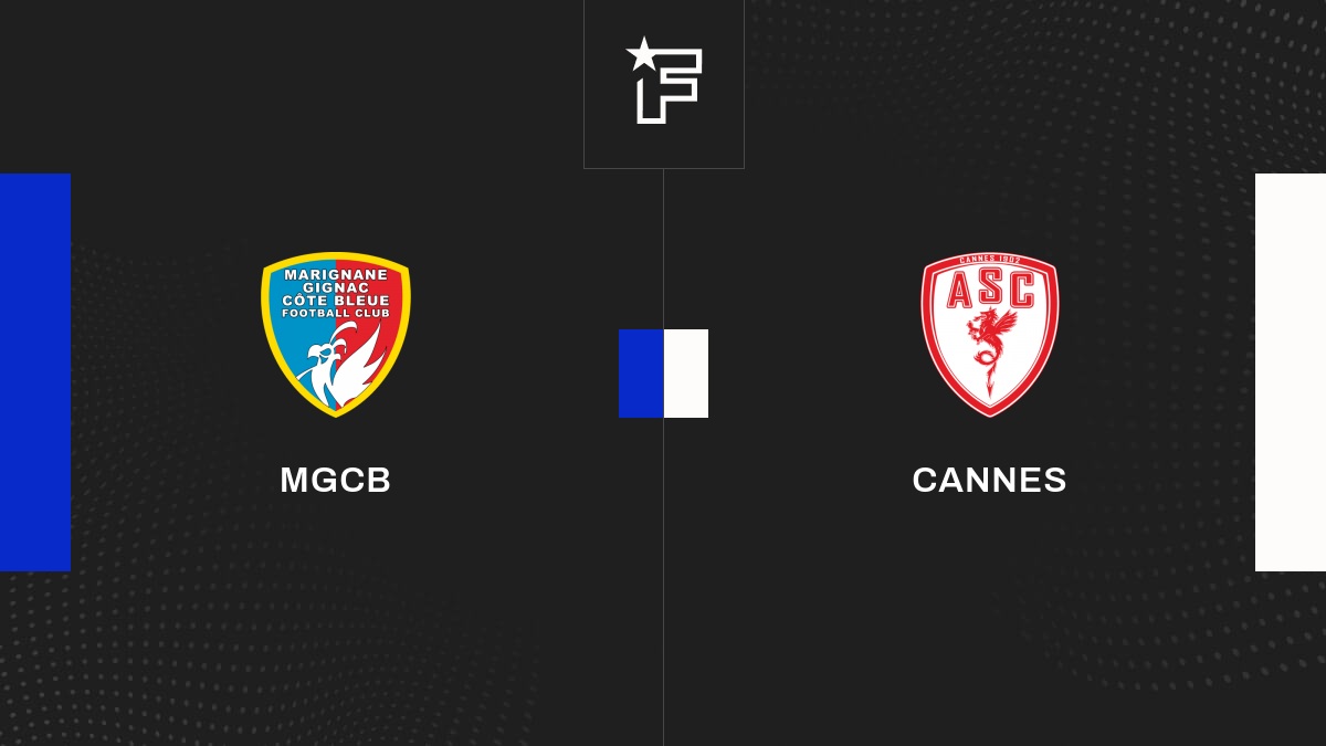 Résultat MGCB - Cannes (0-1) la 5e journée de National 2 2024/2025 14/09