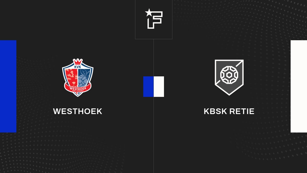 Résultat Westhoek - KBSK Retie (3-0) 3ème tour de Coupe de Belgique 2025/2026 10/08
