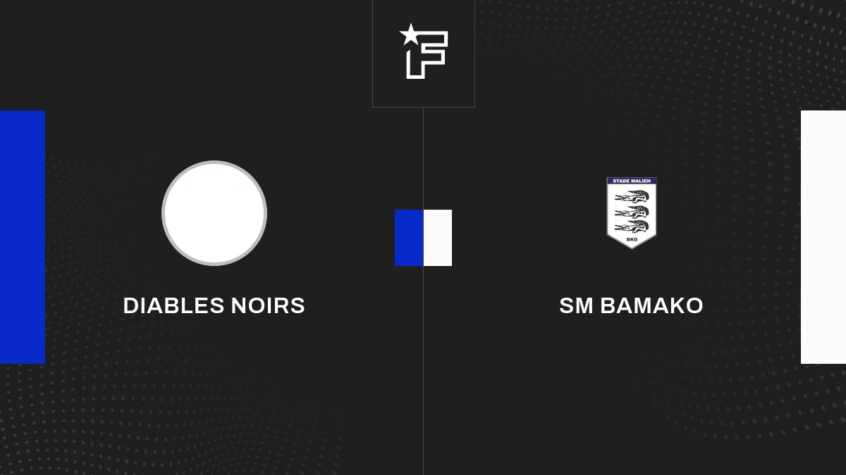 Résultat Diables Noirs - SM Bamako (1-3) la 1re journée de Coupe de la ...