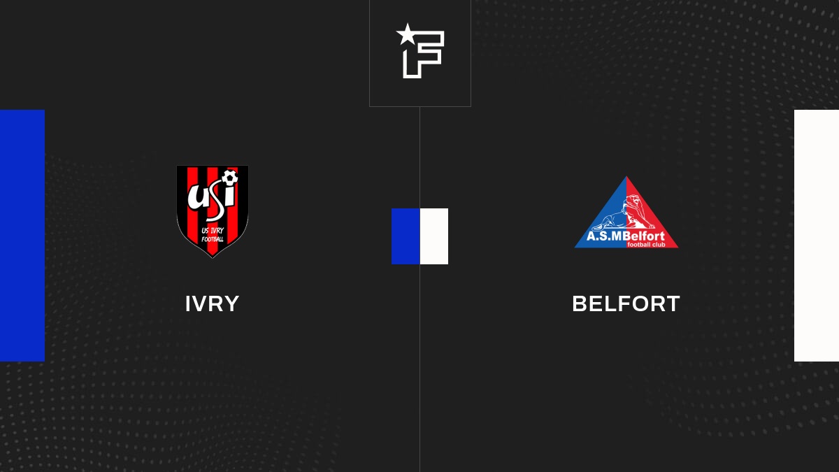 Résultat Ivry - Belfort (2-1) la 26e journée de National 3 2025/2026 16/05