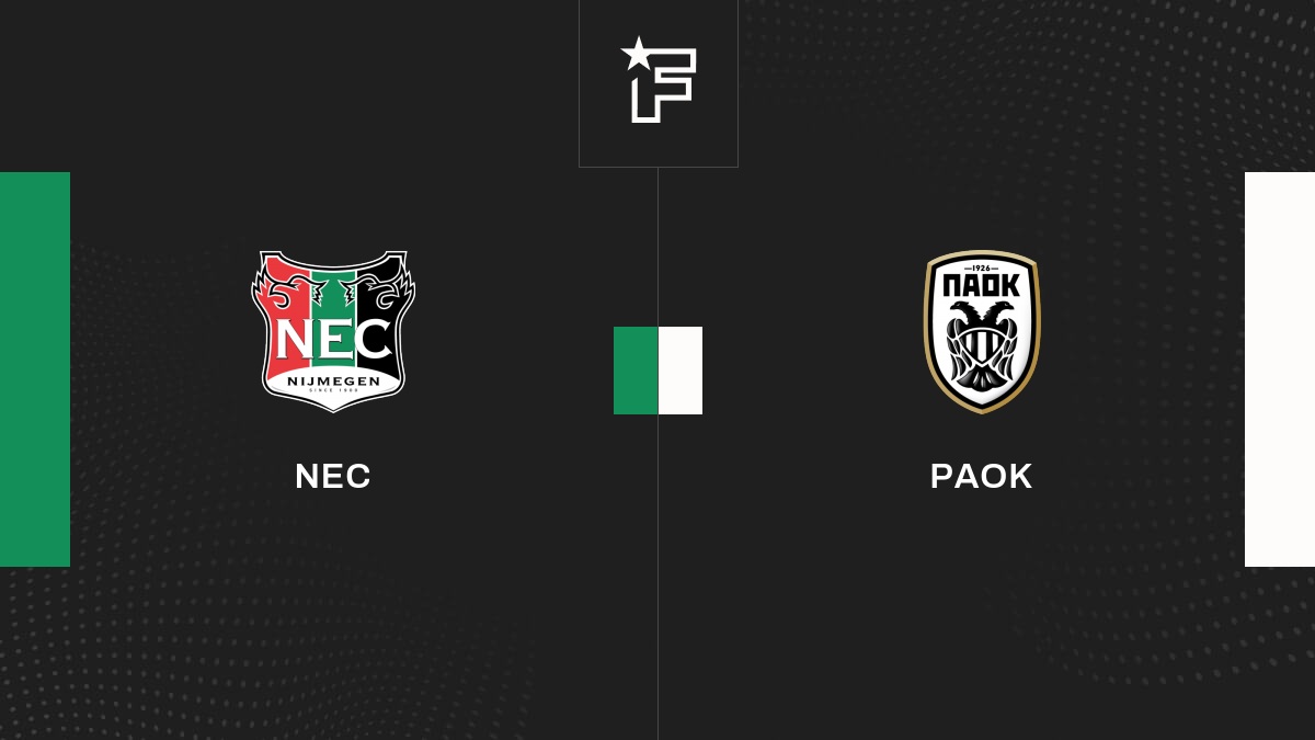 Résultat NEC - PAOK (2-3) Club Friendlies 3 de Amicaux Club 2025 26/07