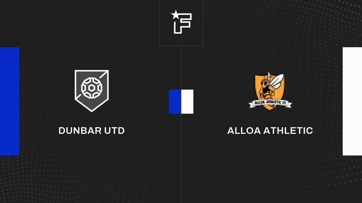 Résultat Dunbar Utd - Alloa Athletic (1-2) 3ème tour de Scottish Cup ...