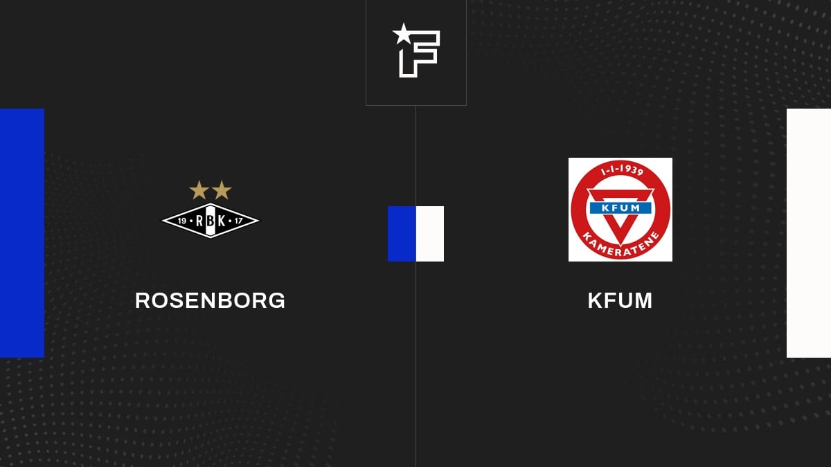 Résultat Rosenborg - KFUM (1-3) la 8e journée de Eliteserien (Norvège ...