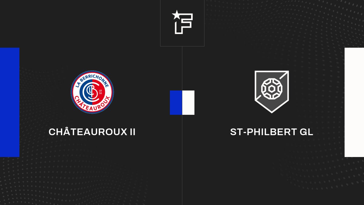 Résultat Châteauroux II - St-Philbert GL (4-1) la 7e journée de ...