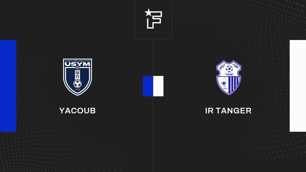Résultat Yacoub - IR Tanger (1-2) la 9e journée de Botola Pro (Maroc ...