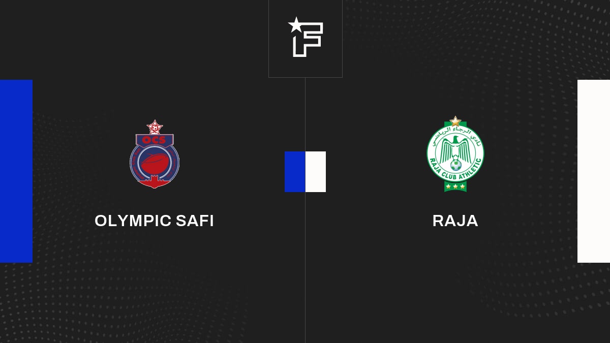Résultat Olympic Safi - Raja (3-1) la 16e journée de Botola Pro (Maroc ...