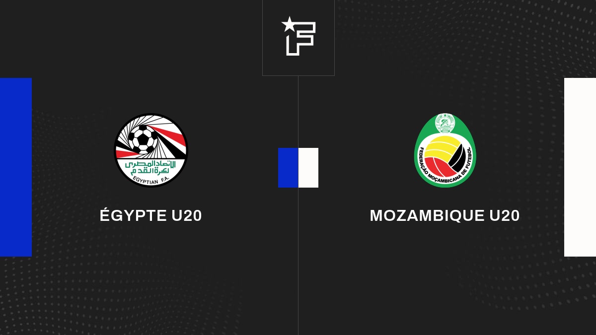 Résultat Égypte U20 - Mozambique U20 (0-0) Groupe A de Coupe d'Afrique ...
