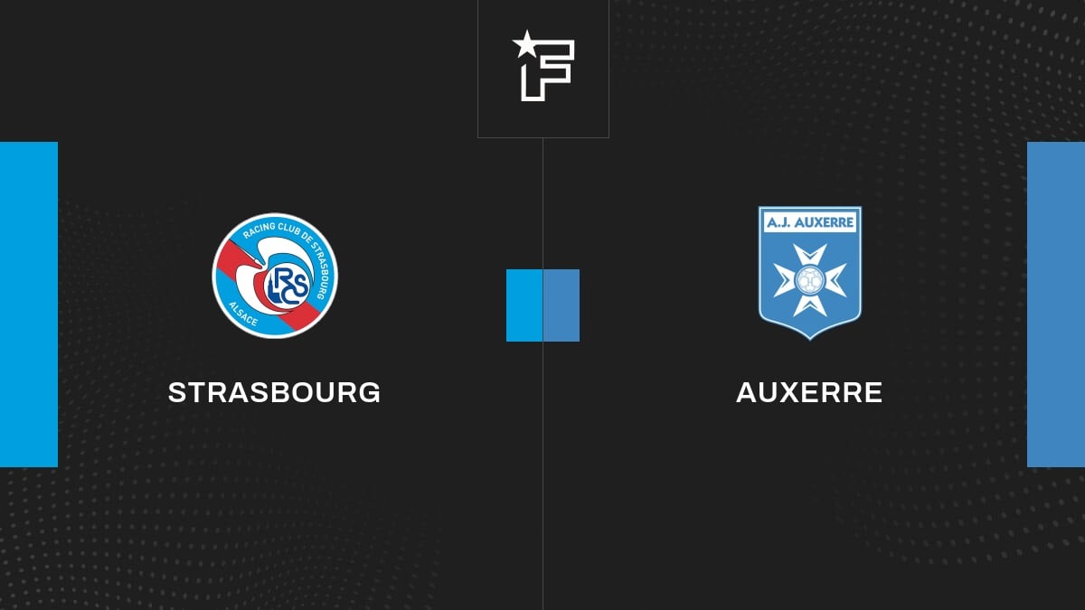 Résultat Strasbourg - Auxerre (3-1) la 16e journée de Ligue 1 McDonald ...