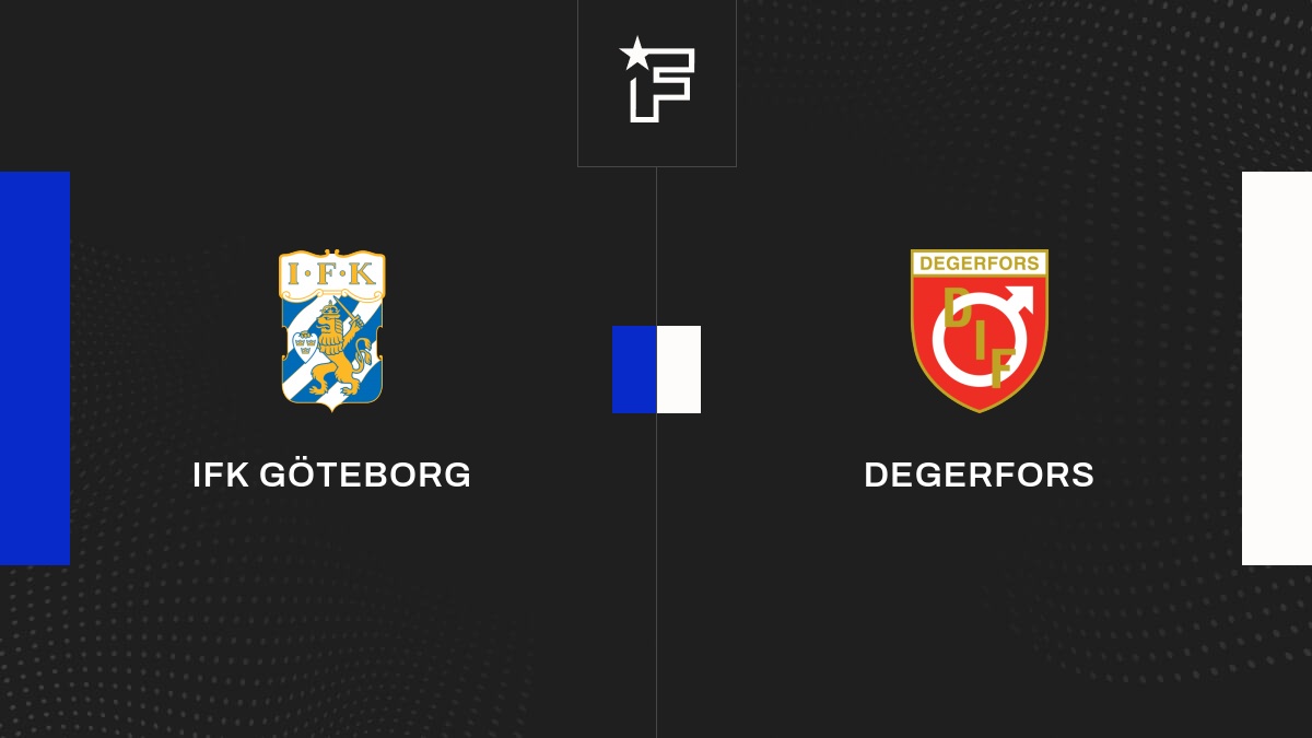Résultat IFK Göteborg - Degerfors (2-0) la 12e journée de Allsvenskan (Suède) 2022 04/07