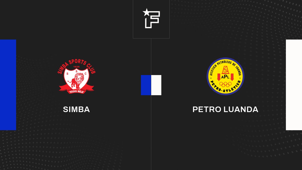 Résultat Simba - Petro Luanda (0-1) la 1re journée de Ligue des ...