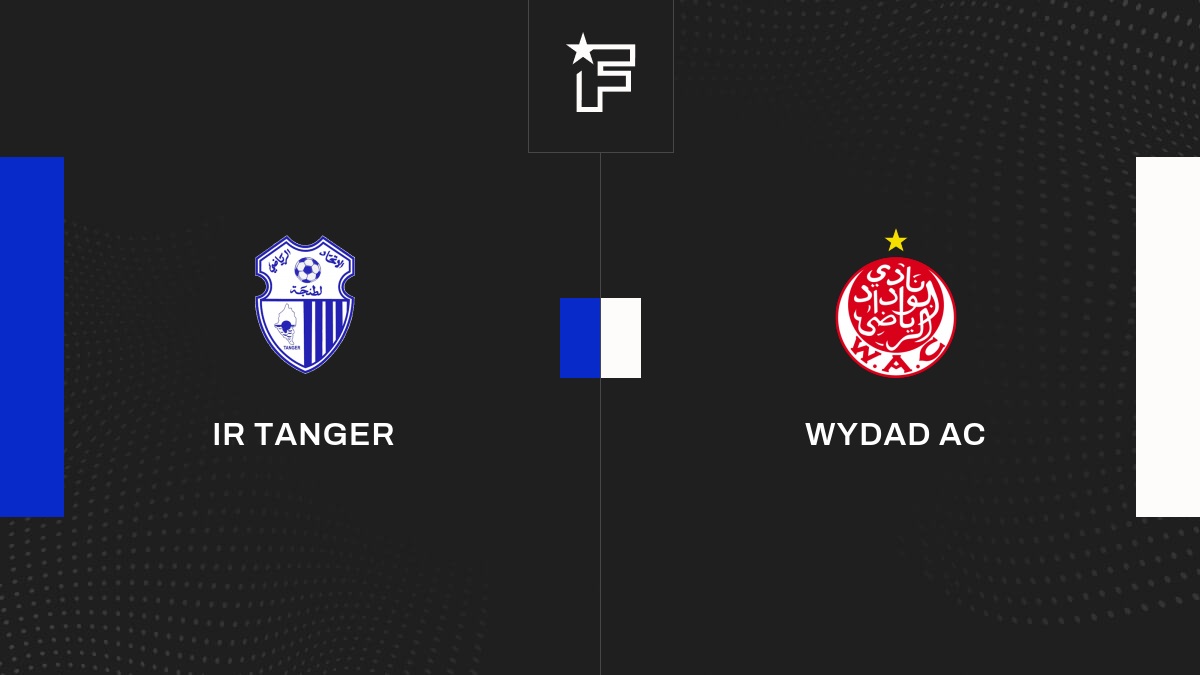 Résultat IR Tanger - Wydad AC (0-0) la 5e journée de Botola Pro (Maroc ...