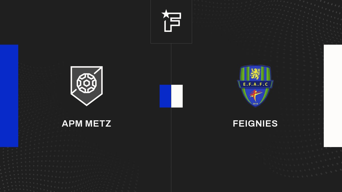 Résultat APM Metz - Feignies (0-2) 8ème tour de Coupe de France 2025/ ...