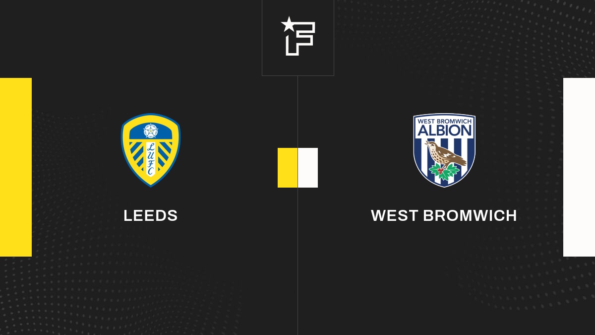 Résultat Leeds - West Bromwich (1-1) la 3e journée de League ...