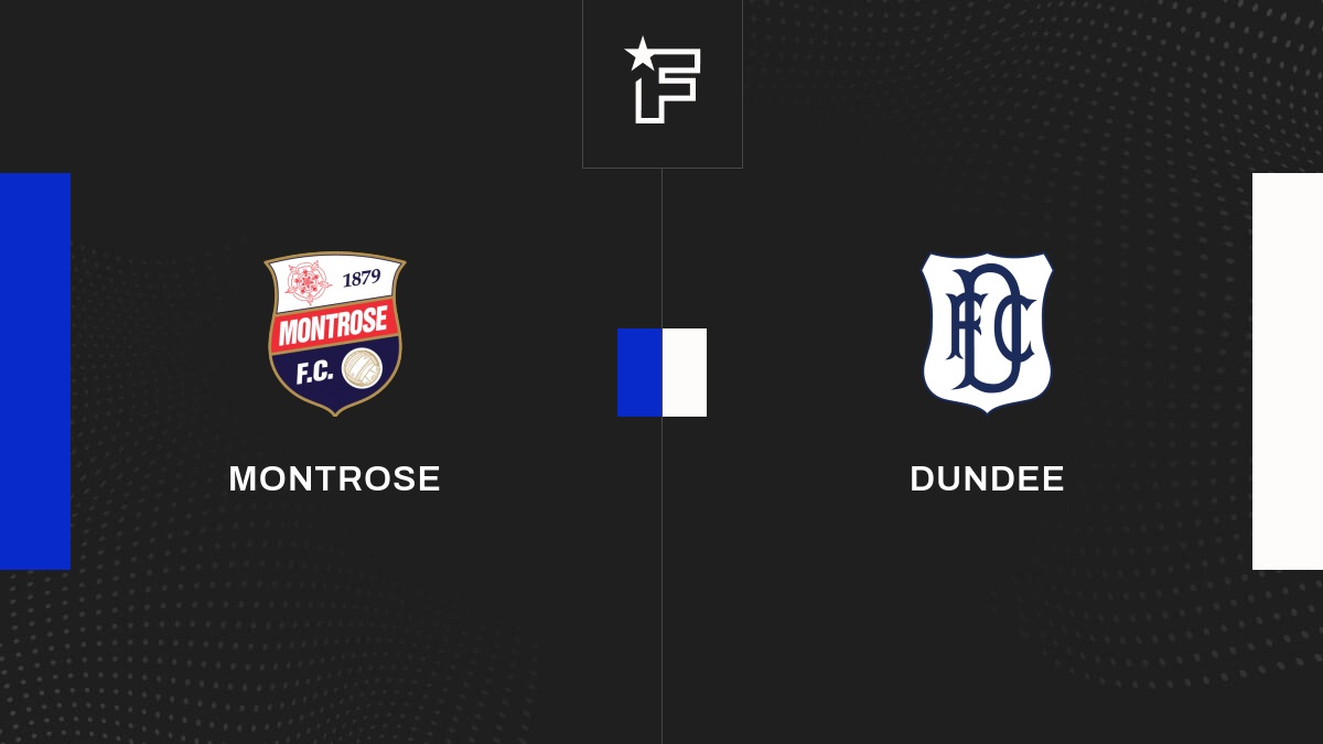 Résultat Montrose - Dundee (1-1) Club Friendlies 3 de Amicaux Club 2022 ...