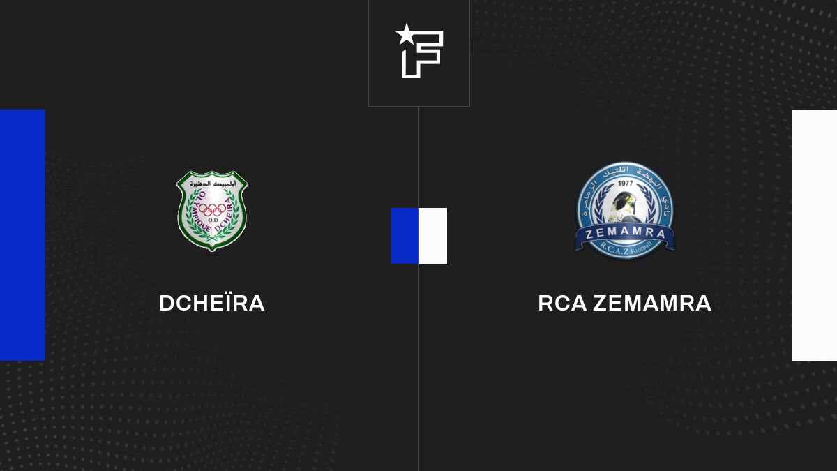 Résultat Dcheïra - RCA Zemamra (0-1) la 5e journée de Botola Pro (Maroc ...