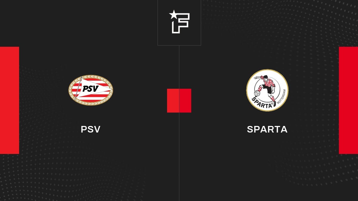 Résultat PSV - Sparta (6-1) la 1re journée de Eredivisie 2025/2026 09/08