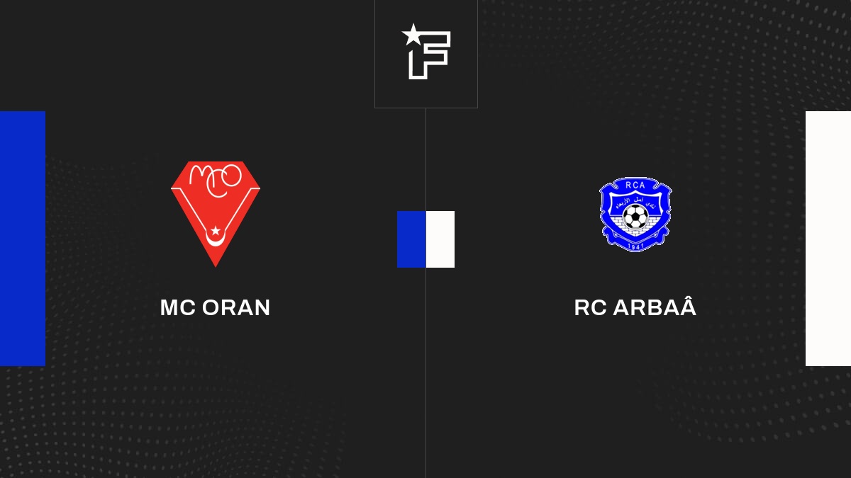 Résultat MC Oran - RC Arbaâ (2-1) la 16e journée de Ligue 1 (Algérie ...