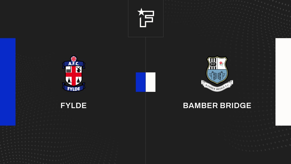 Résultat Fylde - Bamber Bridge (4-1) 2ème tour de qualification de The ...