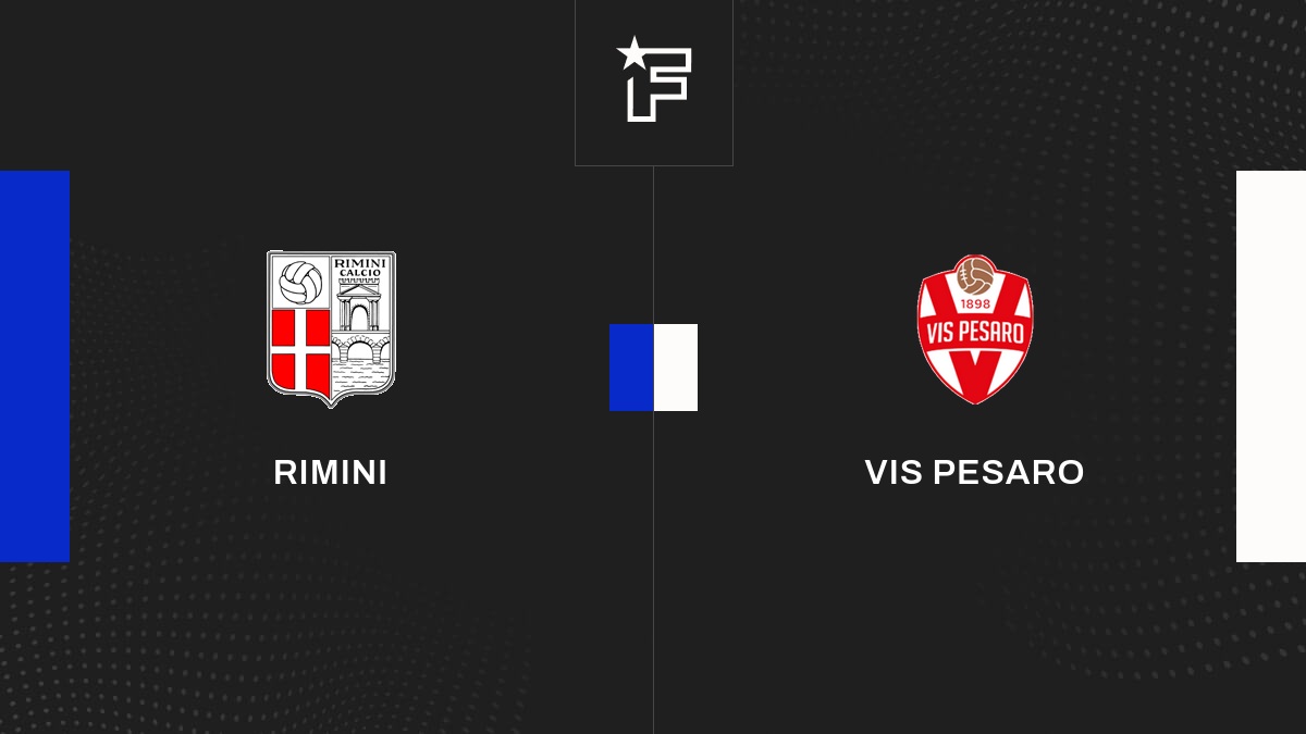Live Rimini - Vis Pesaro la 21e journée de Serie C 2025/2026 11/01