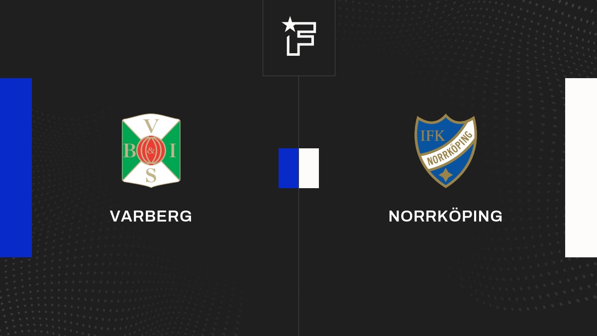 Résultat Varberg - Norrköping (1-3) la 8e journée de Allsvenskan (Suède) 2023 13/05