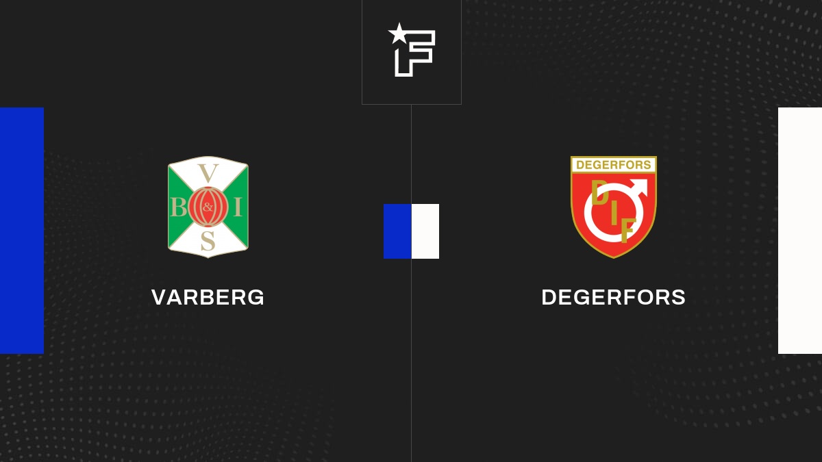Live Varberg - Degerfors la 28e journée de Allsvenskan (Suède) 2023 29/10
