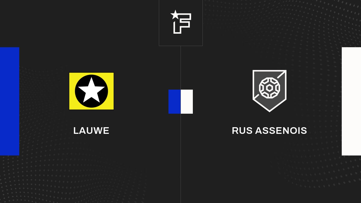 Résultat Lauwe - RUS Assenois (2-0) 2ème tour de Coupe de Belgique 2025 ...