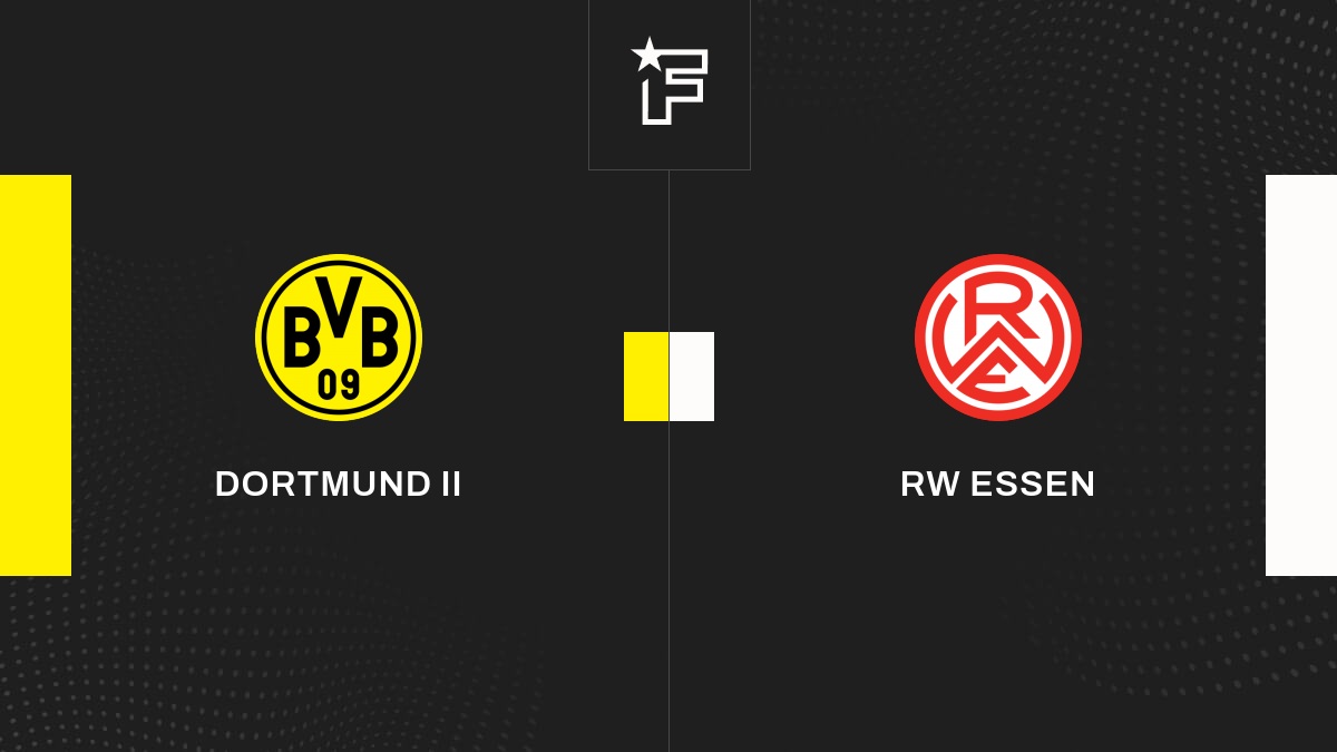 Live Dortmund II - RW Essen la 11e journée de 3. Liga 2023/2024 14/10
