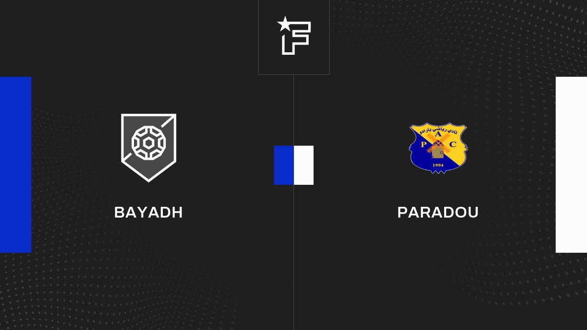 Résultat Bayadh - Paradou (0-0) la 9e journée de Ligue 1 (Algérie) 2022 ...
