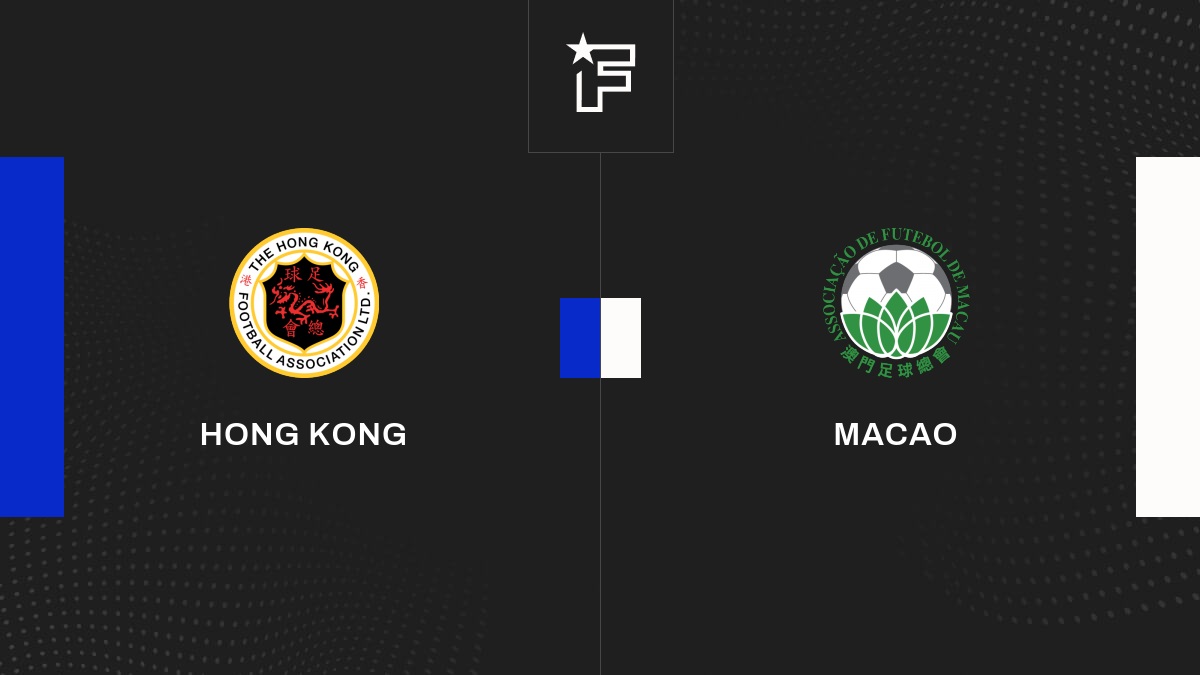 Résultat Hong Kong - Macao (2-0) Friendlies 3 de Matchs Amicaux 2025 19/03