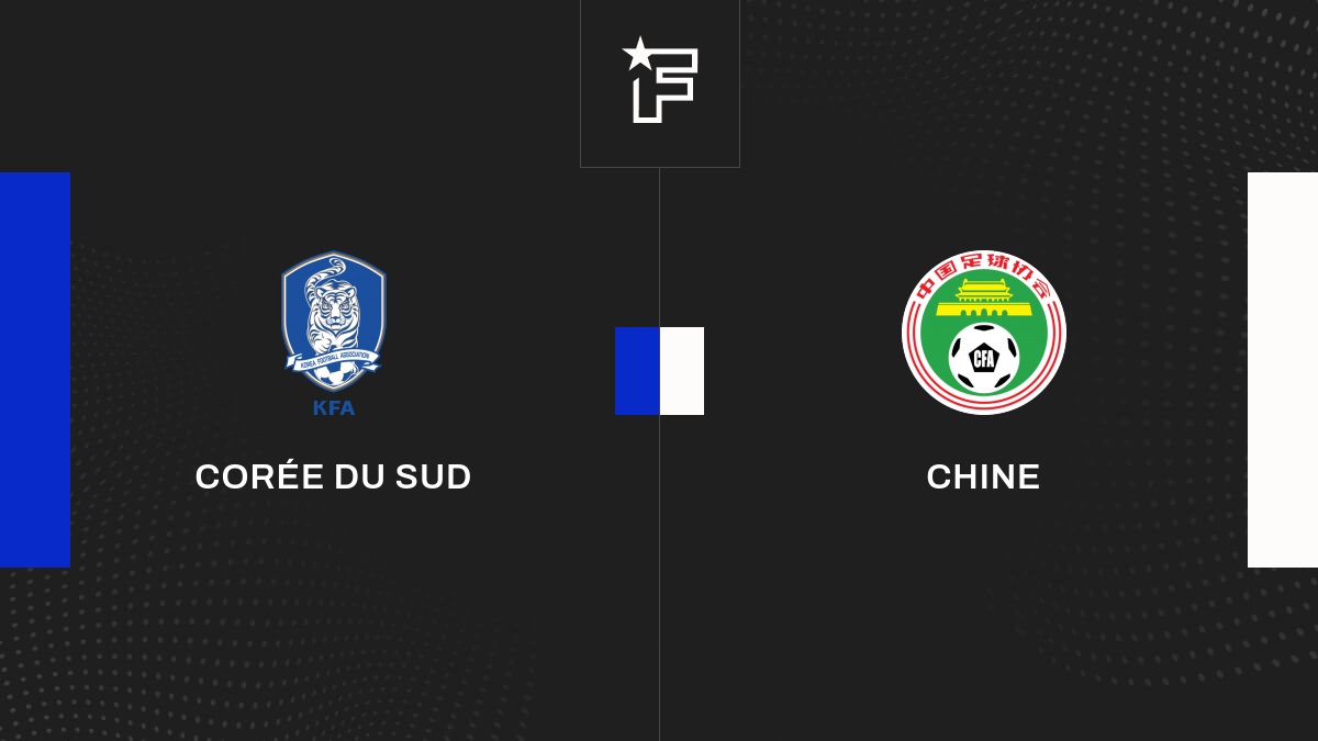 Résultat Corée du Sud - Chine (1-0) la 6e journée de Eliminatoires CM ...