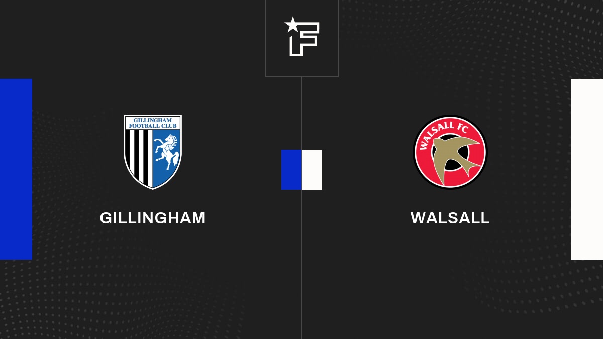 Résultat Gillingham - Walsall (1-0) la 2e journée de EFL League Two ...